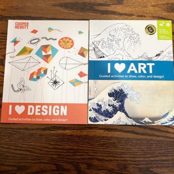 Accents | I Love Art I Love Design Unused Activity Book Set | Poshmark